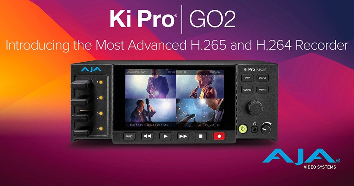 AJA Video Systems社、新しいマルチチャンネルHEVC/AVCレコーダー「Ki Pro GO2」をInfoComm 2024で ...