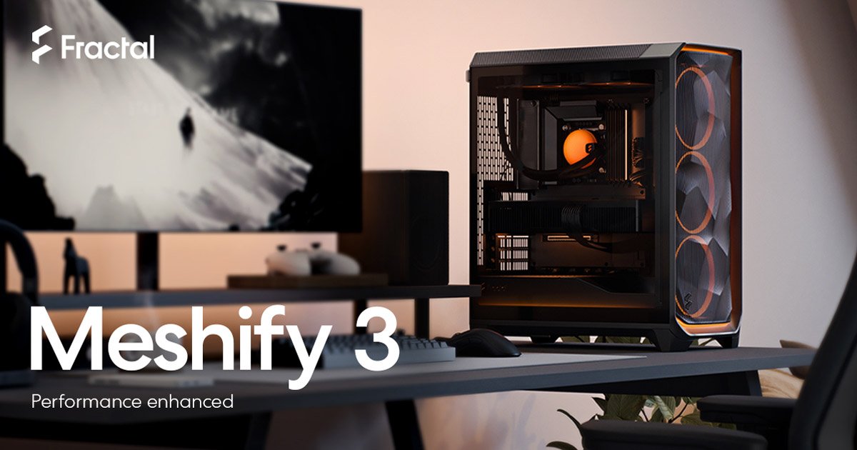 Fractal Design社製、冷却性能とデザインにこだわったPCケース 「Meshify 3/3 XL」シリーズの13製品を発表 | 株式会社アスク