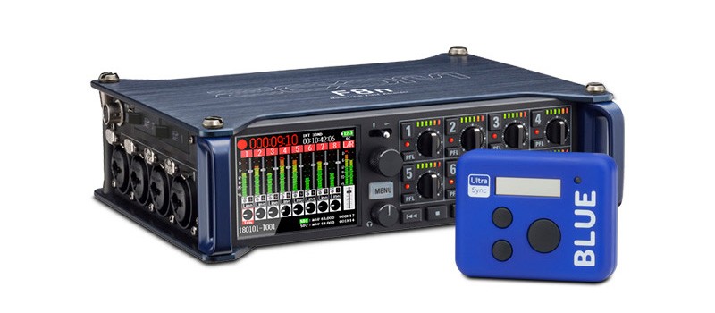 Timecode Systems社「UltraSync BLUE」に、Zoom社のフィールドレコーダーF8、F8N、F6が対応 | 株式会社アスク