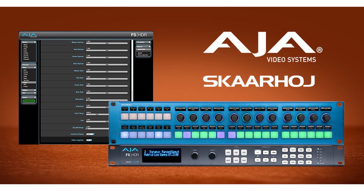 AJA Video Systems社、SKAARHOJ社との提携でRack Control DuoとAJA FS製品の統合を実現 | 株式会社アスク