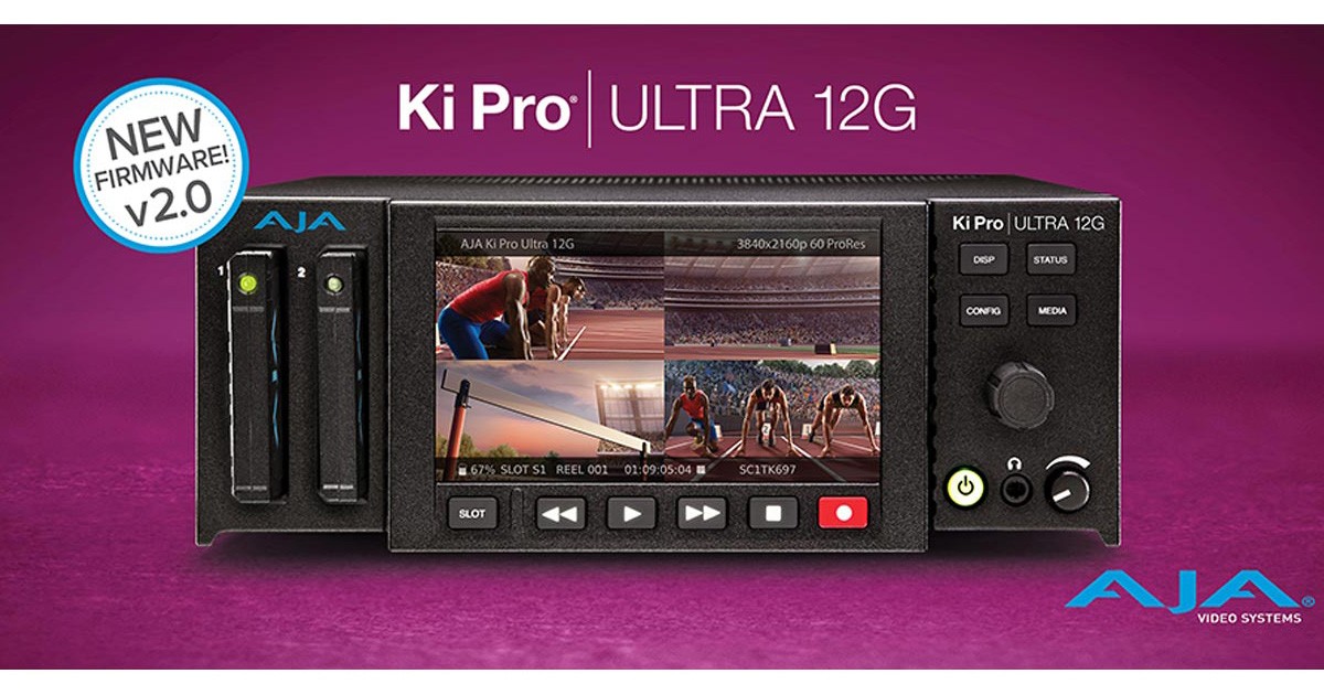 AJA Video Systems社、Ki Pro Ultra 12Gのファームウェア v2.0を発表 | 株式会社アスク
