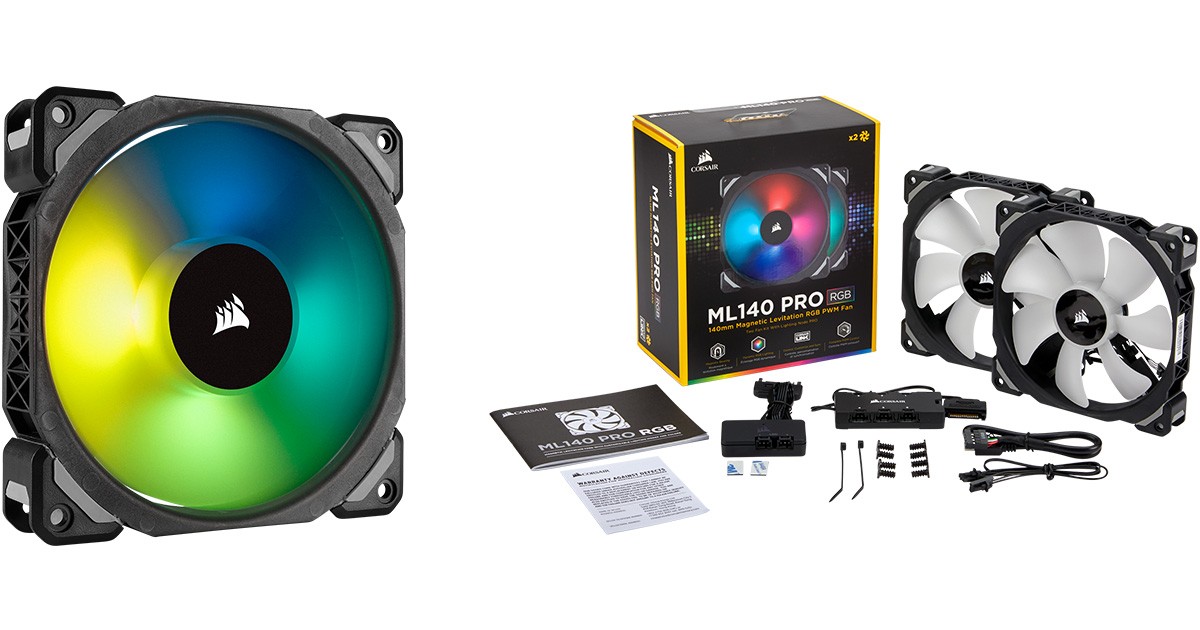 優れた静音性と静圧性を実現する磁気ベアリングを採用した高耐久ファン、CORSAIR社製「ML PRO RGB」シリーズを発表 | 株式会社アスク
