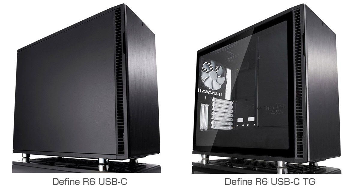 Fractal Design社製の人気PCケース「Define R6」にバリエーションモデル登場！ USB Type-Cポートを新たに搭載した ...