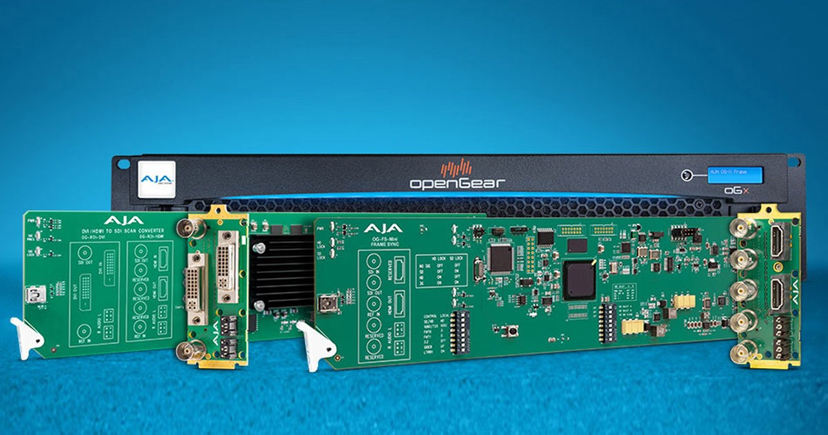 AJA Video Systems社、IBC 2019で新しいopenGear互換カードを発表 | 株式会社アスク