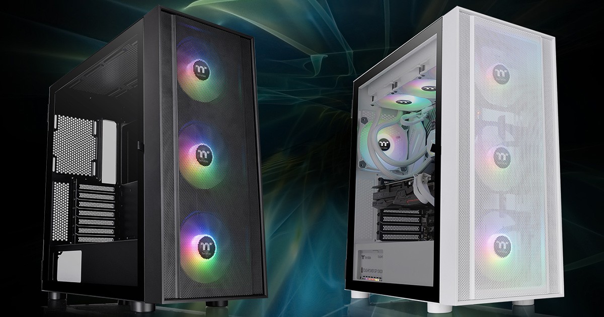 Thermaltake社製、ミドルタワー型PCケース「H570 TG ARGB」シリーズ、水冷一体型CPUクーラー「TOUGHLIQUID ...